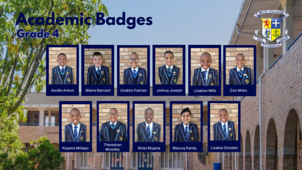 Grade 4 Academic Badges - Muir College