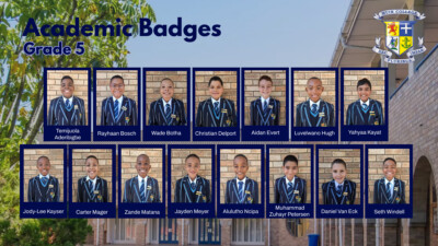 Grade 5 Academic Badges - Muir College
